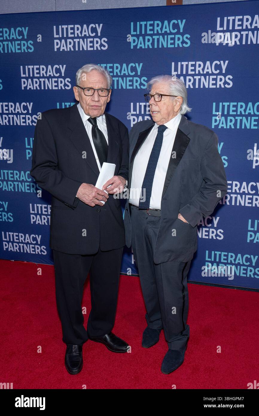 New York, NY on June 9, 2025. Bob Woodward and Carl Bernstein attends ...