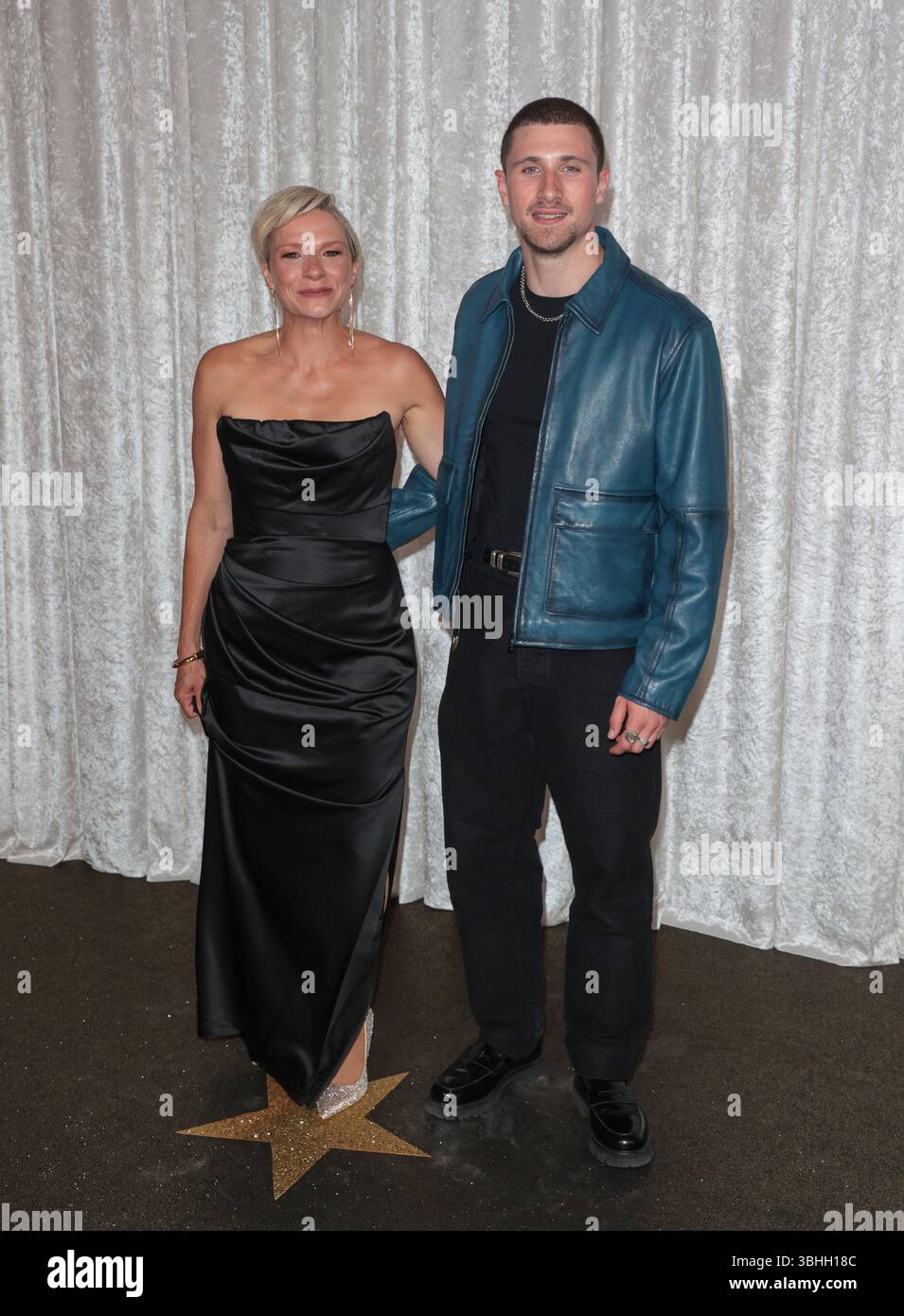 London, UK. 31st May, 2025. Laura Doddington and Elijah Holloway seen attending the British Soap ...