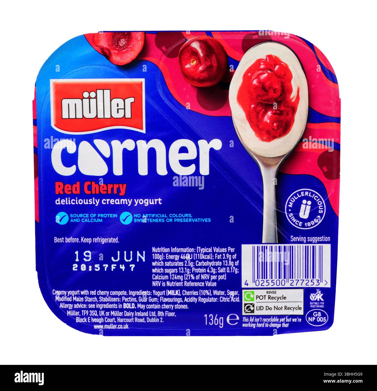 Muller yoghurt hi-res stock photography and images - Alamy