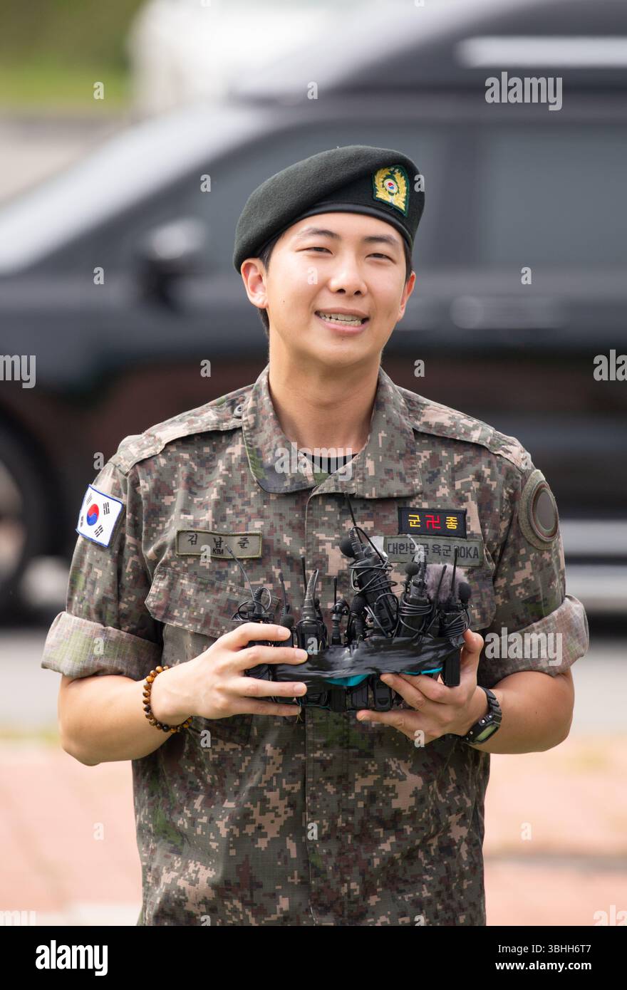Chuncheon, South Korea. RM, June 10, 2025 : BTS member RM just after ...