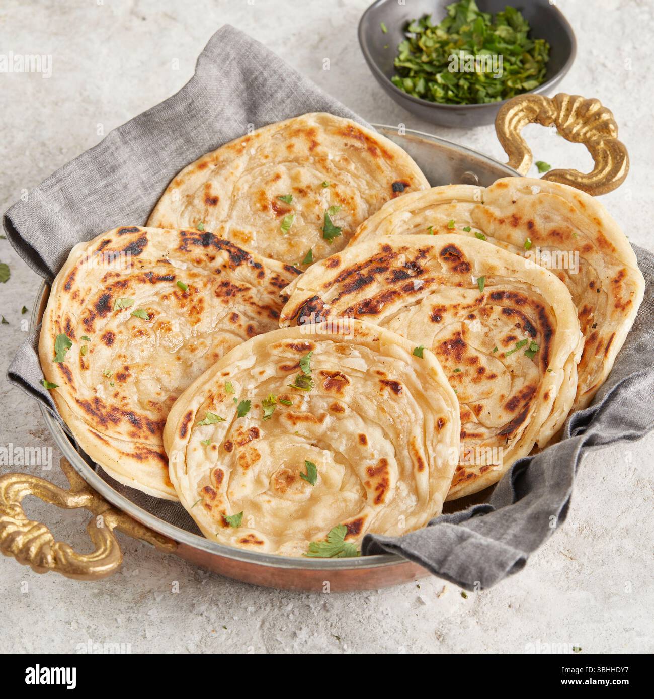 Malabar paratha – a flaky, layered Indian flatbread from South India ...