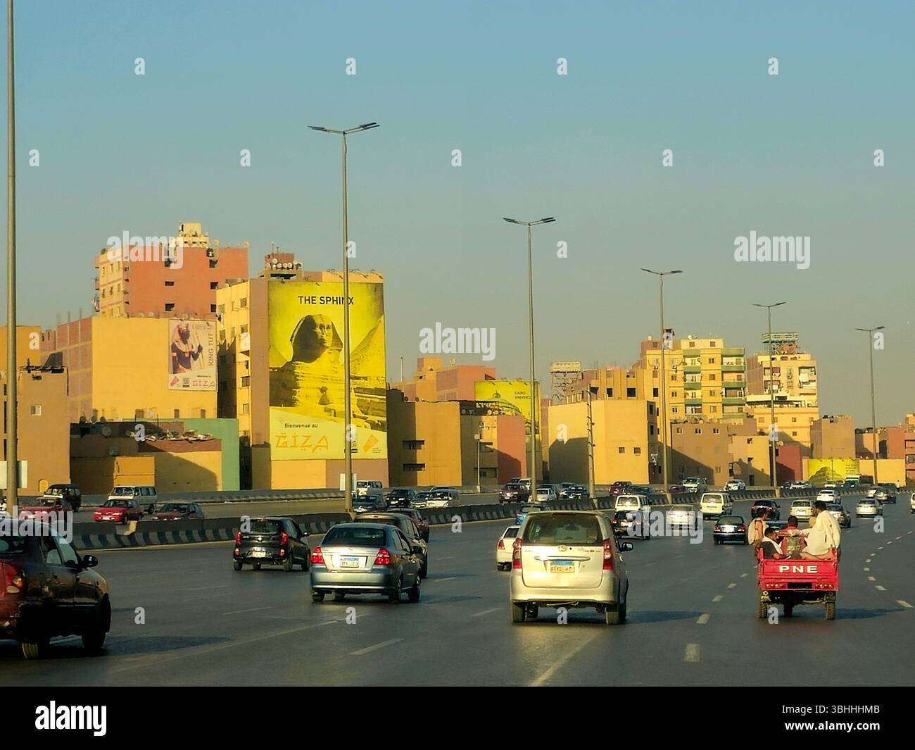 Giza, Egypt, June 8 2025: External visual improvements of buildings on ...