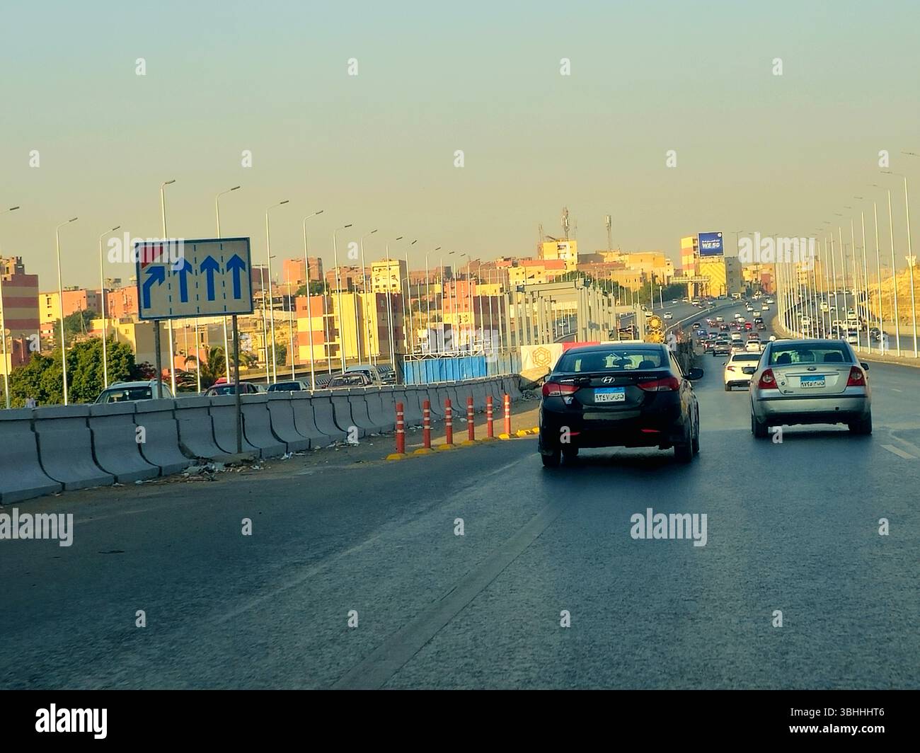 Cairo, Egypt, June 8 2025: BRT The Bus Rapid Transit project is being ...