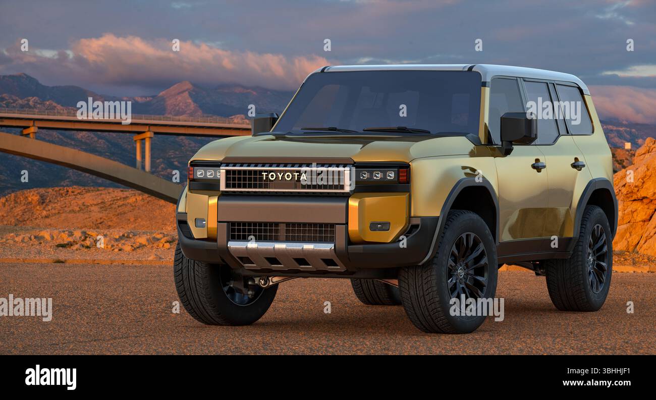 Toyota Land Cruiser 250 Prado Stock Photo - Alamy