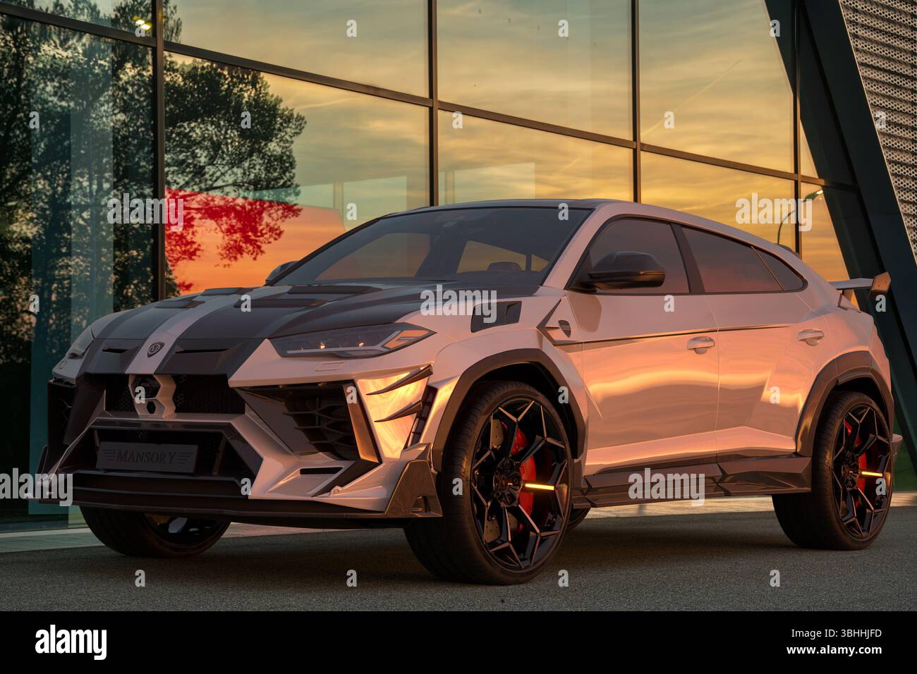 luxury off-road car Lamborghini Urus MANSORY Stock Photo - Alamy