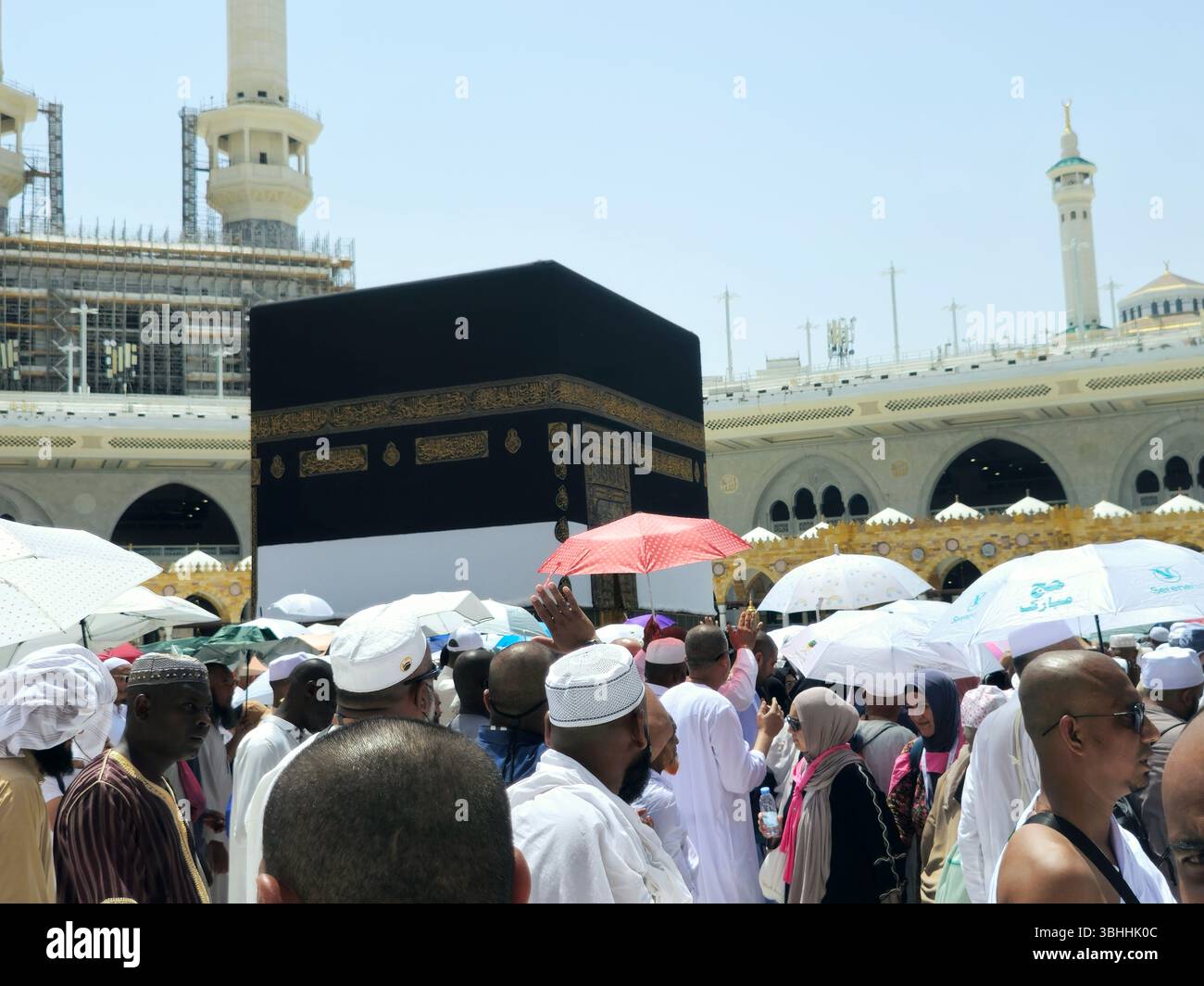 Mecca, Saudi Arabia, June 23 2024: the circumambulation of the grand ...