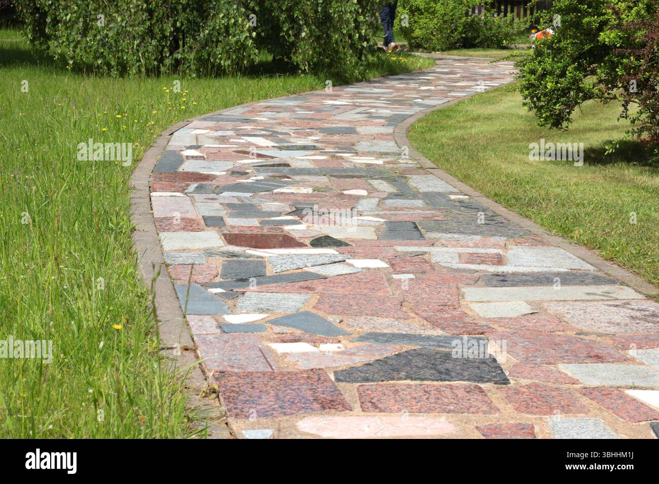 Park walk tiles floor hi-res stock photography and images - Alamy