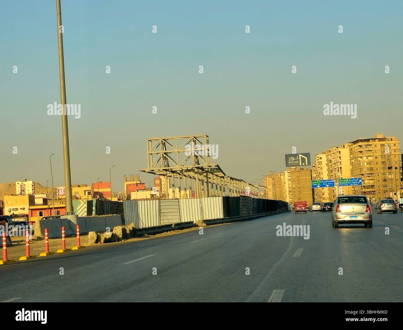 Cairo, Egypt, June 8 2025: BRT The Bus Rapid Transit project is being ...