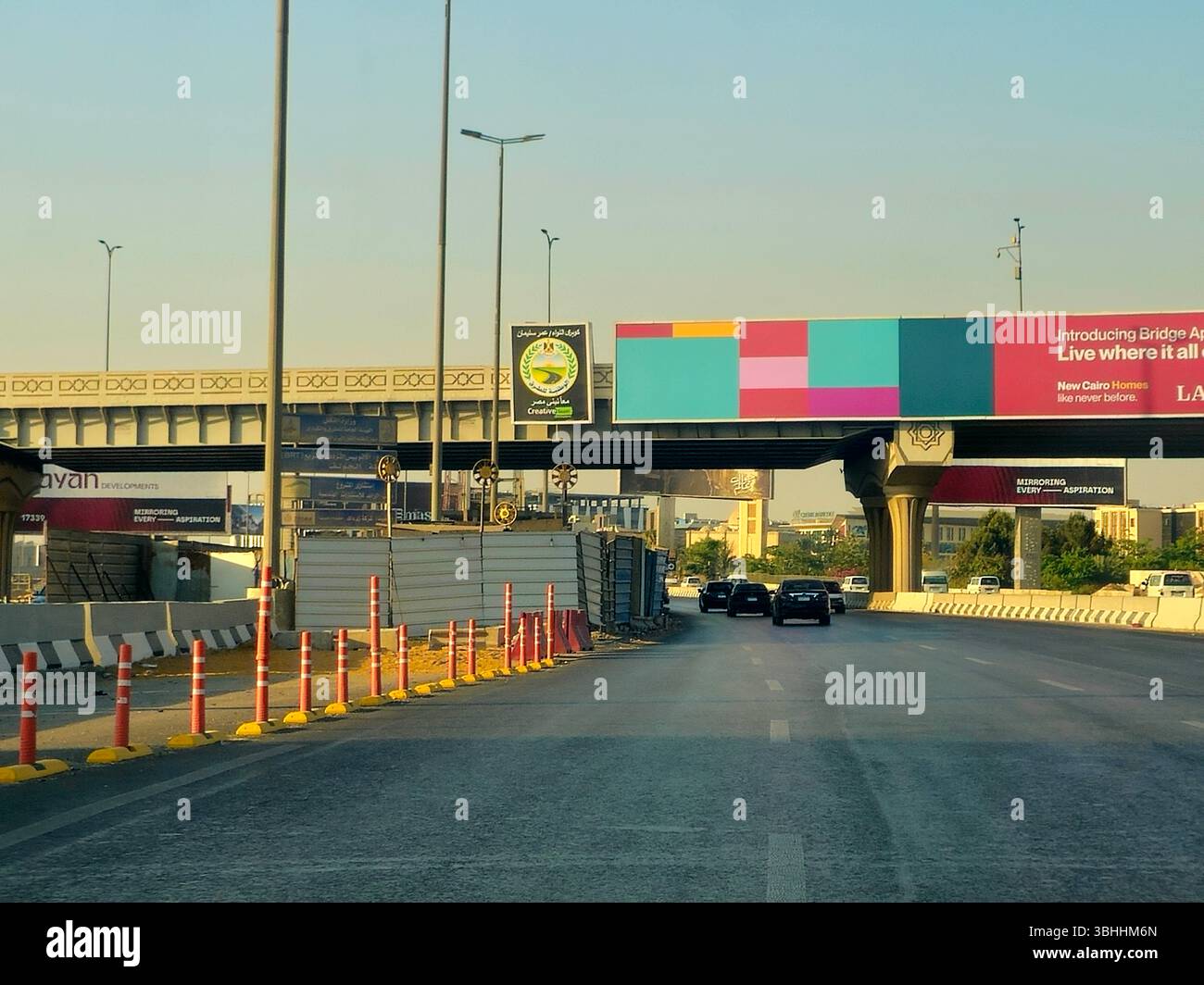 Cairo, Egypt, June 8 2025: BRT The Bus Rapid Transit project is being ...