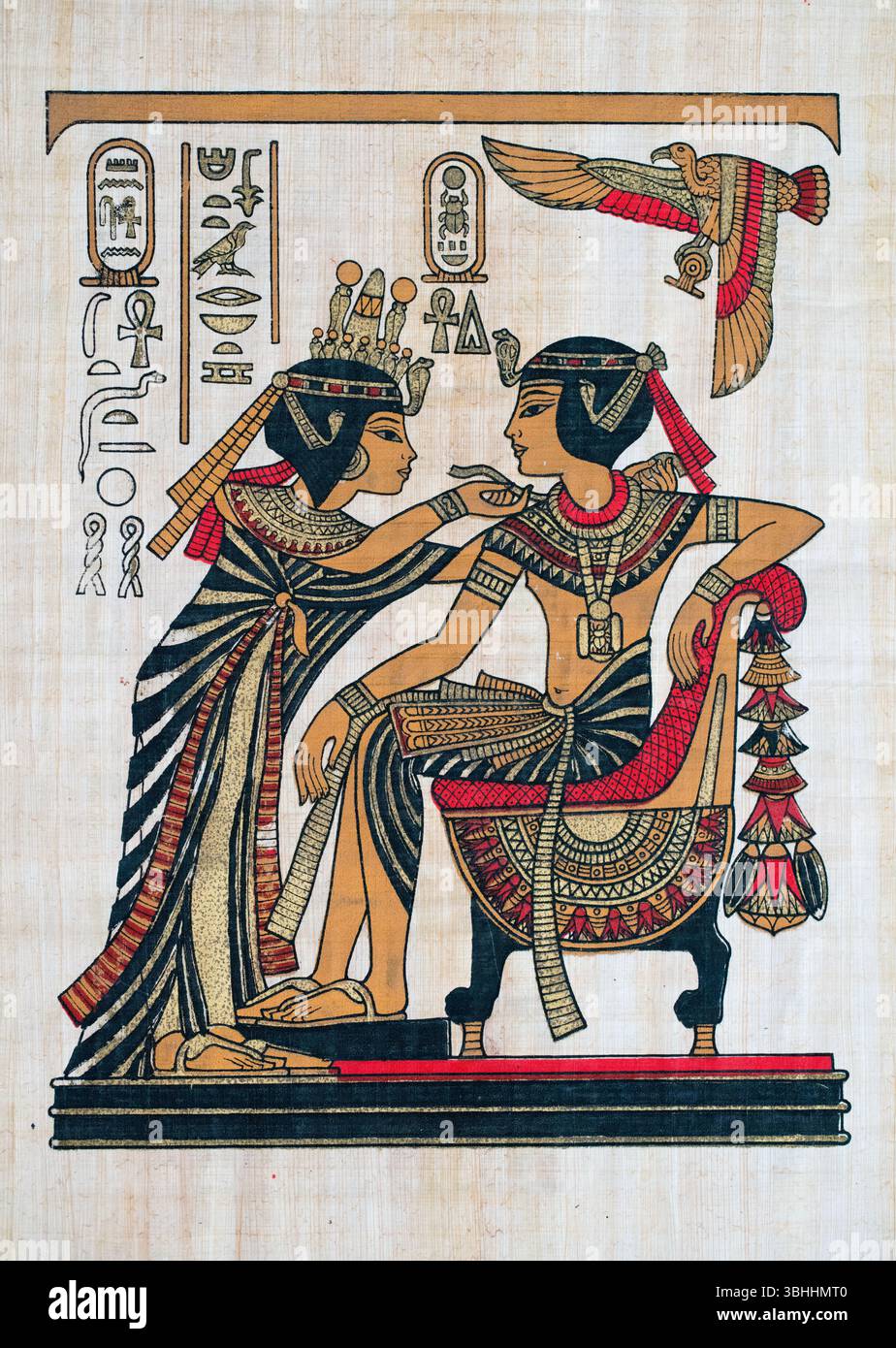 Egyptian demotic on papyrus hi-res stock photography and images - Alamy