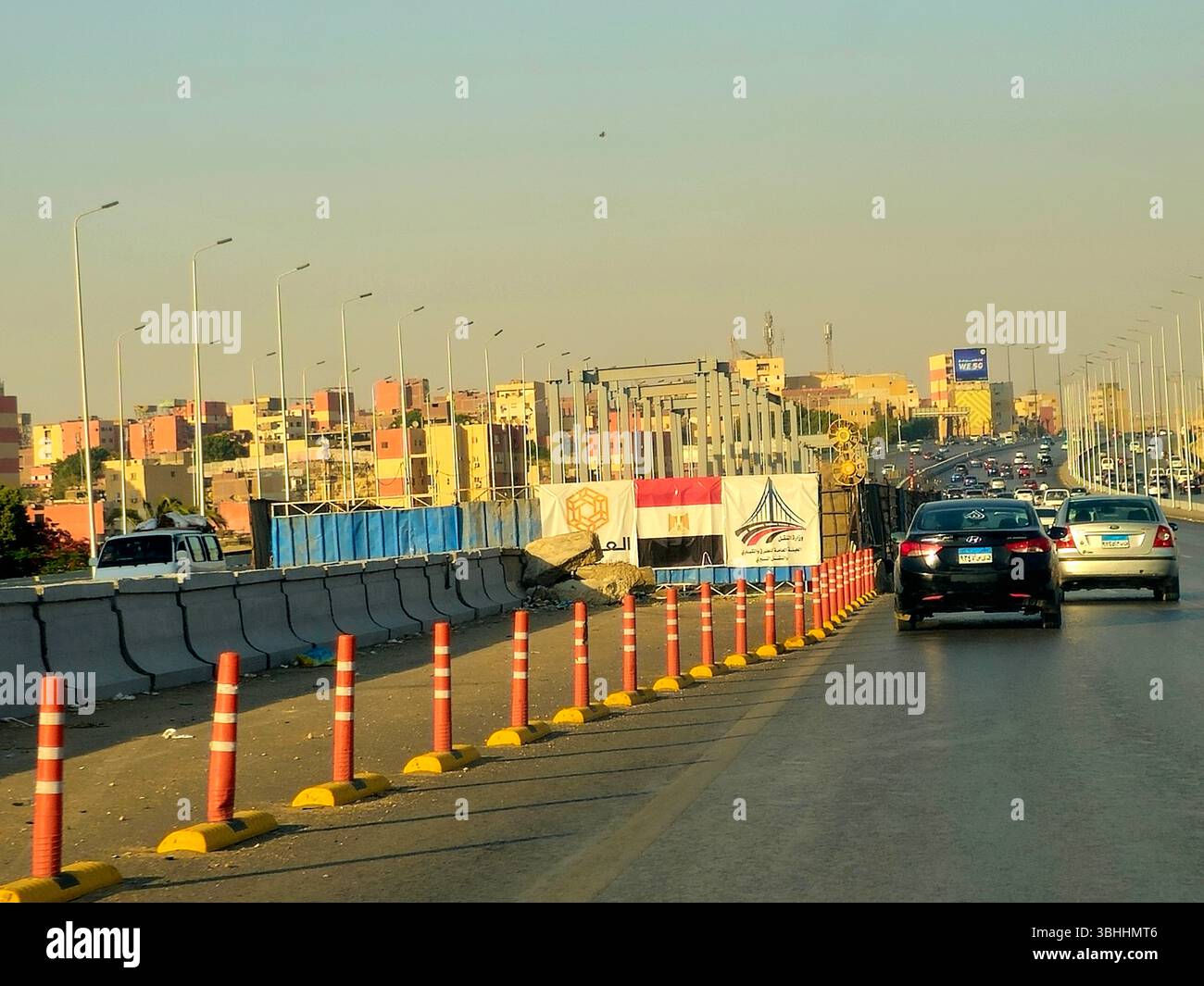 Cairo, Egypt, June 8 2025: BRT The Bus Rapid Transit project is being ...