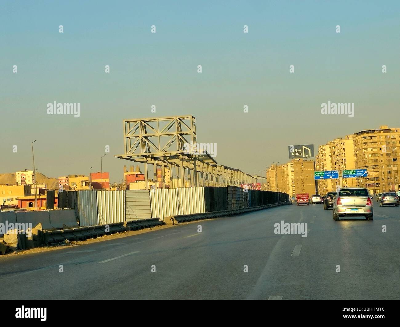 Cairo, Egypt, June 8 2025: BRT The Bus Rapid Transit project is being ...