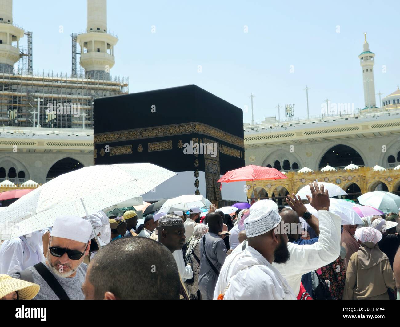 Mecca, Saudi Arabia, June 23 2024: the circumambulation of the grand ...
