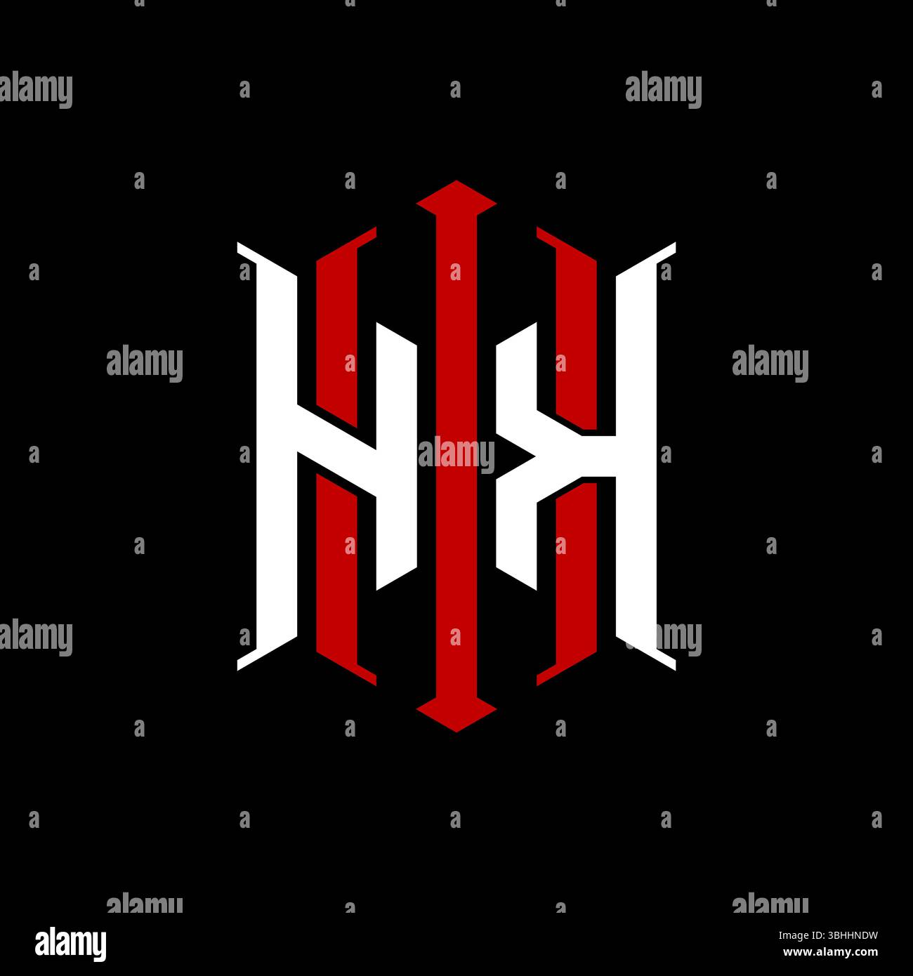 Logo initial monogram with geometric modern rectangle Elegant style ...