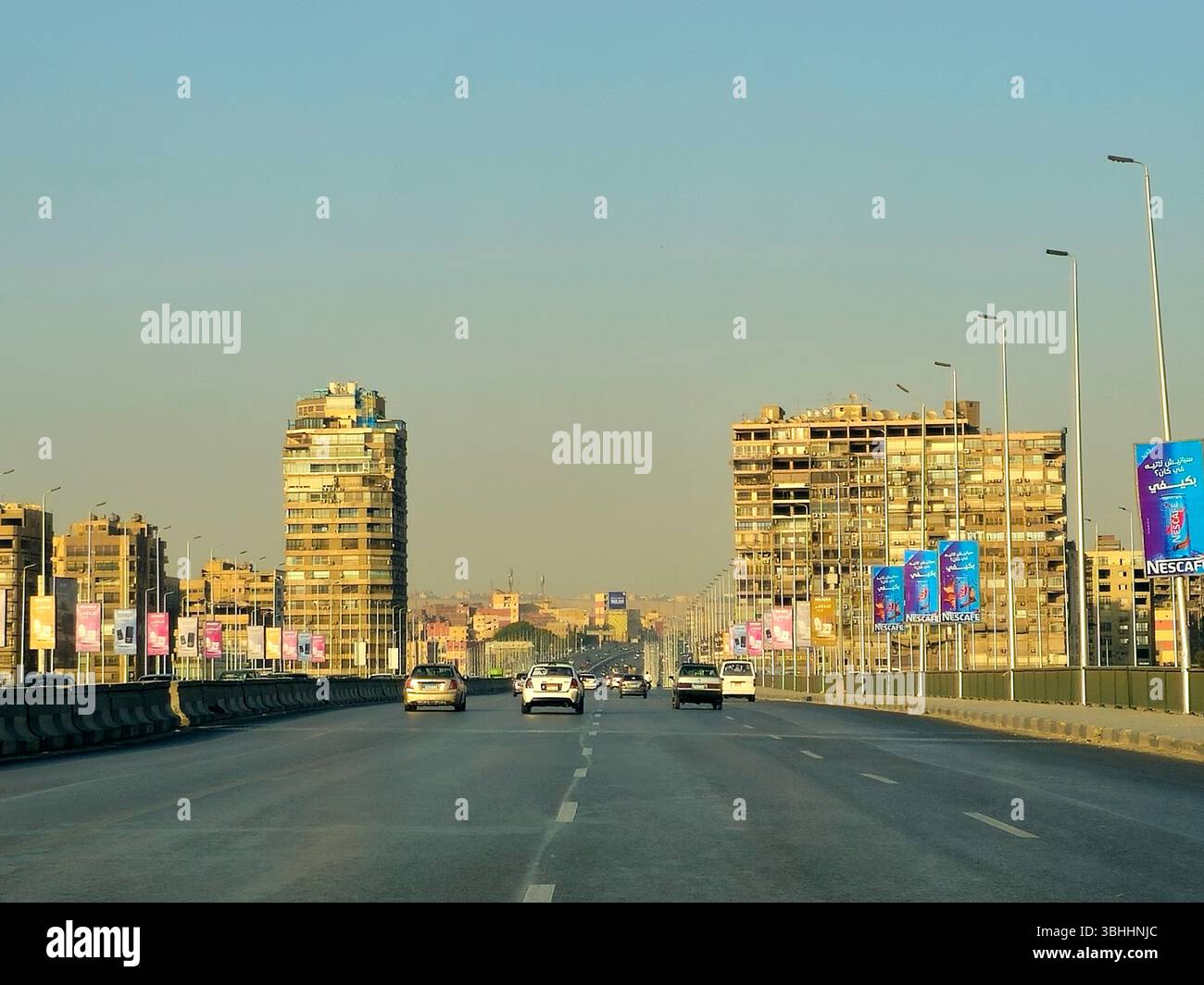 Giza, Egypt, June 8 2025: The Cairo Ring Road, a 100km long ring road ...