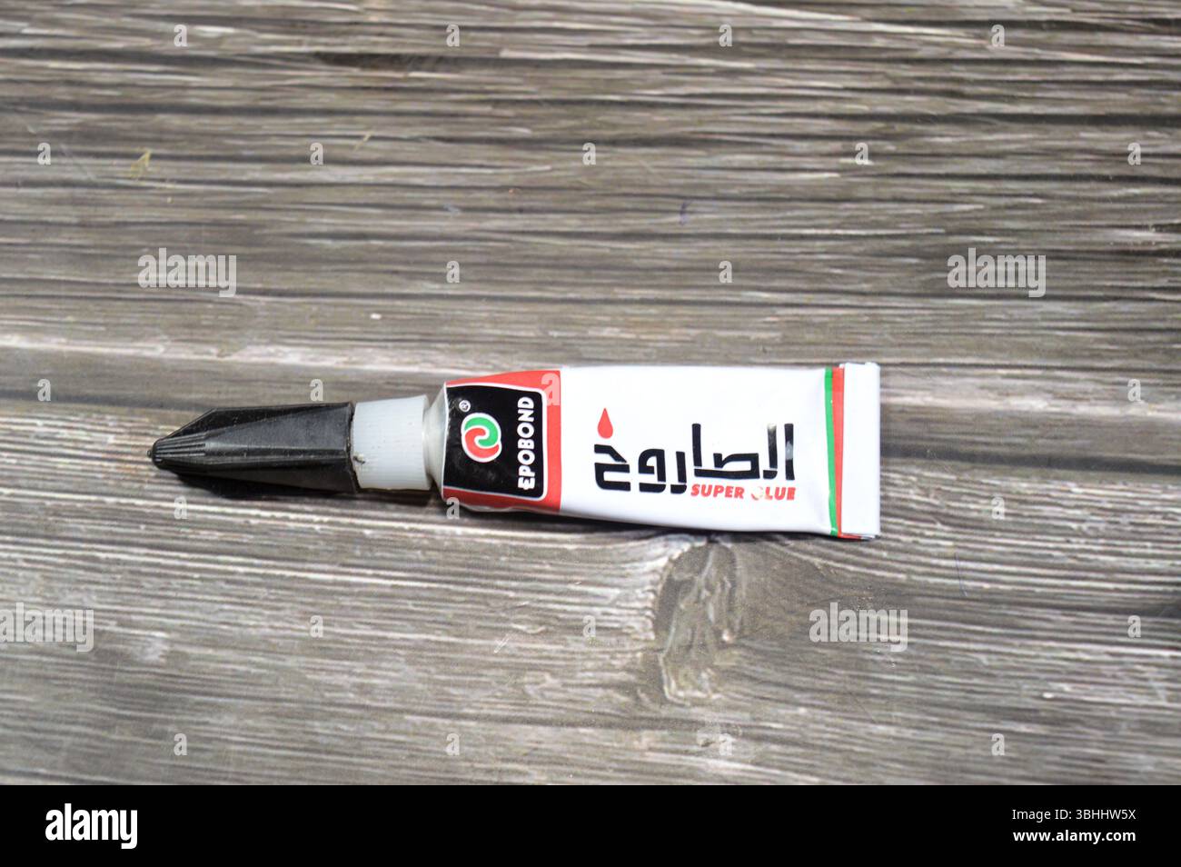 Cairo, Egypt, June 2 2025: EPOBOND Super Glue is cynoacrylate based ...