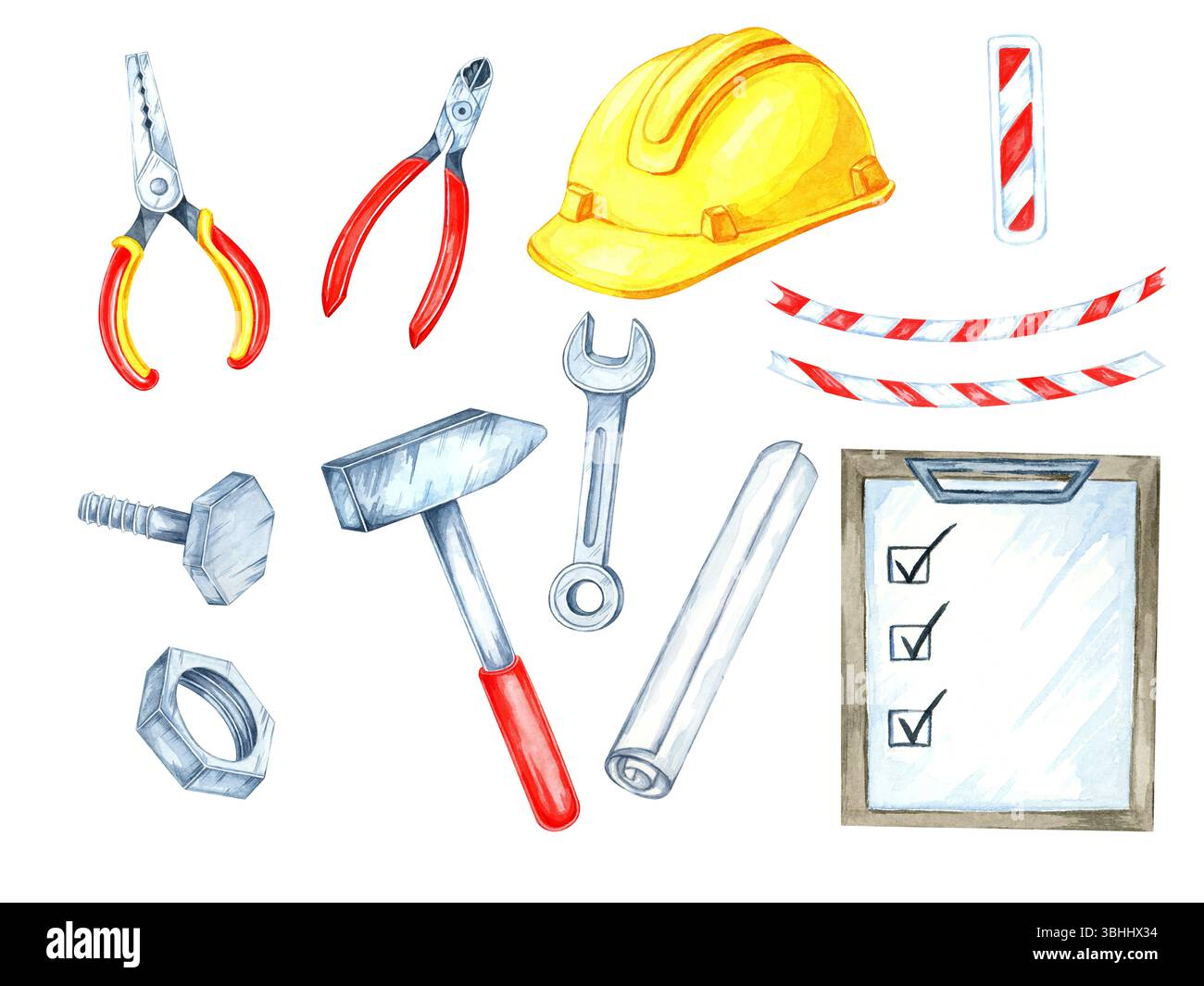 Rolled bolts Cut Out Stock Images & Pictures - Alamy