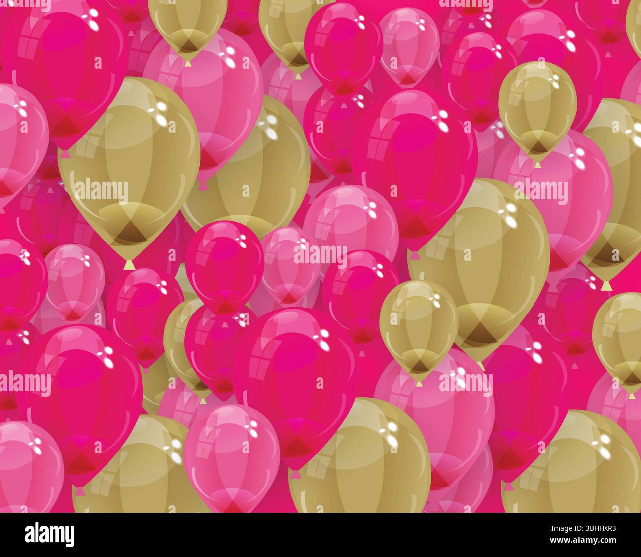 Colorful Balloon's seamless pattern, 3d balloon's wallpaper for your ...