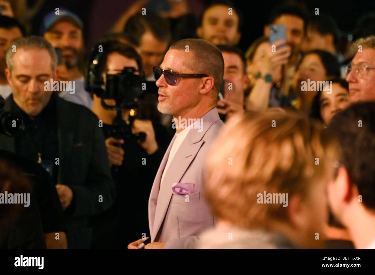 June 9, 2025, Mexico City, Ciudad de Mexico, Mexico: Actor Brad Pitt ...