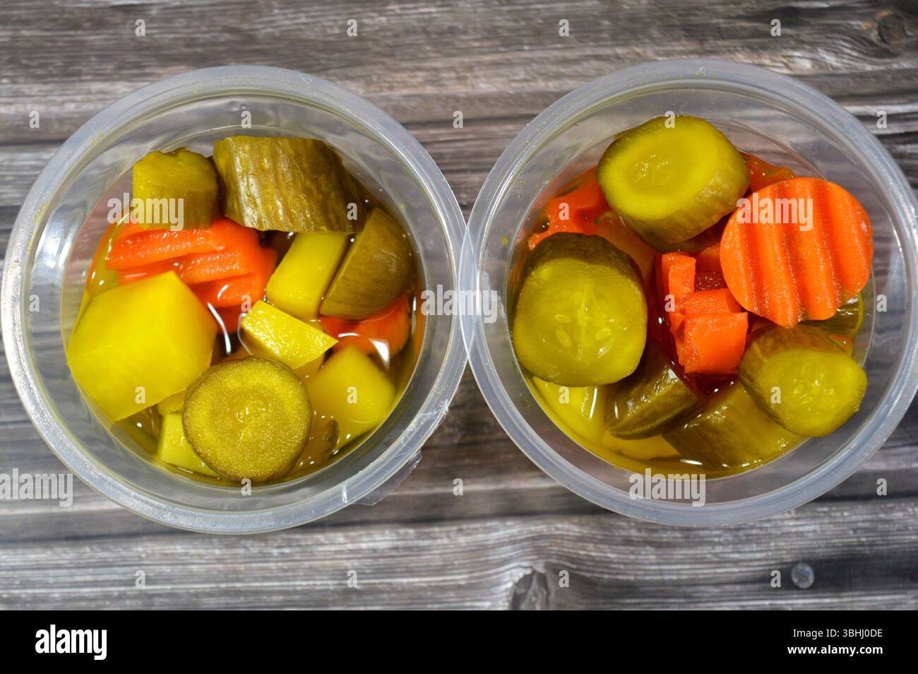 Arabian pickles, marinated preserved pickled vegetables of chili ...