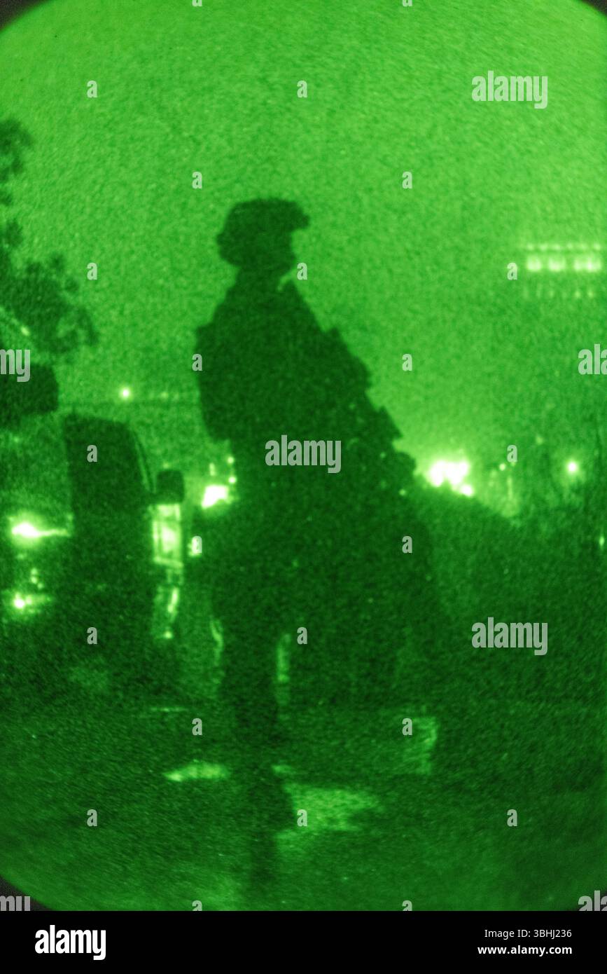 A U.S. Operator with 10th Special Forces Group (Airborne), conducts ...
