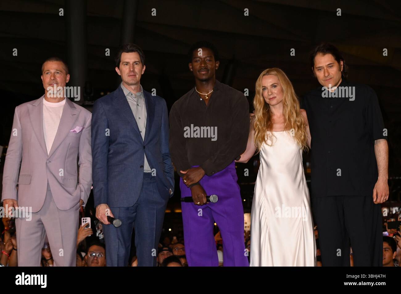 Mexico City, Mexico. 09th June, 2025. (L-R) Brad Pitt, Director Joseph ...