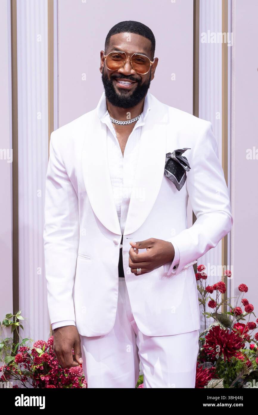 Bryan Terrell Clark attends the arrivals of the “BET Awards 2025” at ...