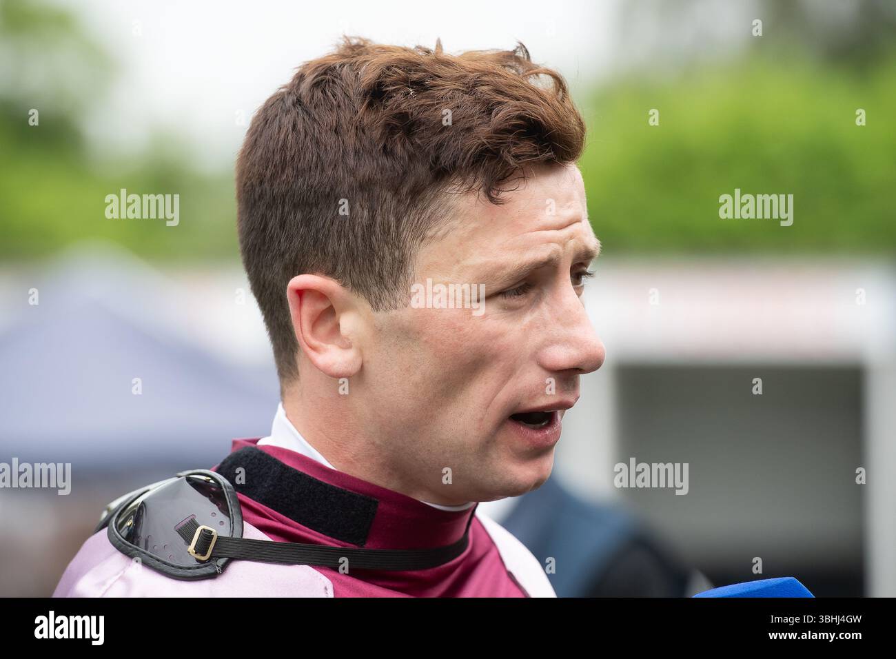 Windsor, Berkshire, UK. 9th June, 2025. Jockey Oisin Murphy in the ...