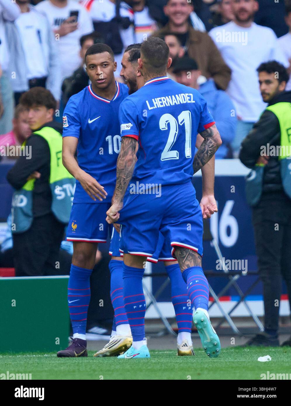 Stuttgart, Germany. 08th June, 2025. Kylian Mbappe #10 of France ...