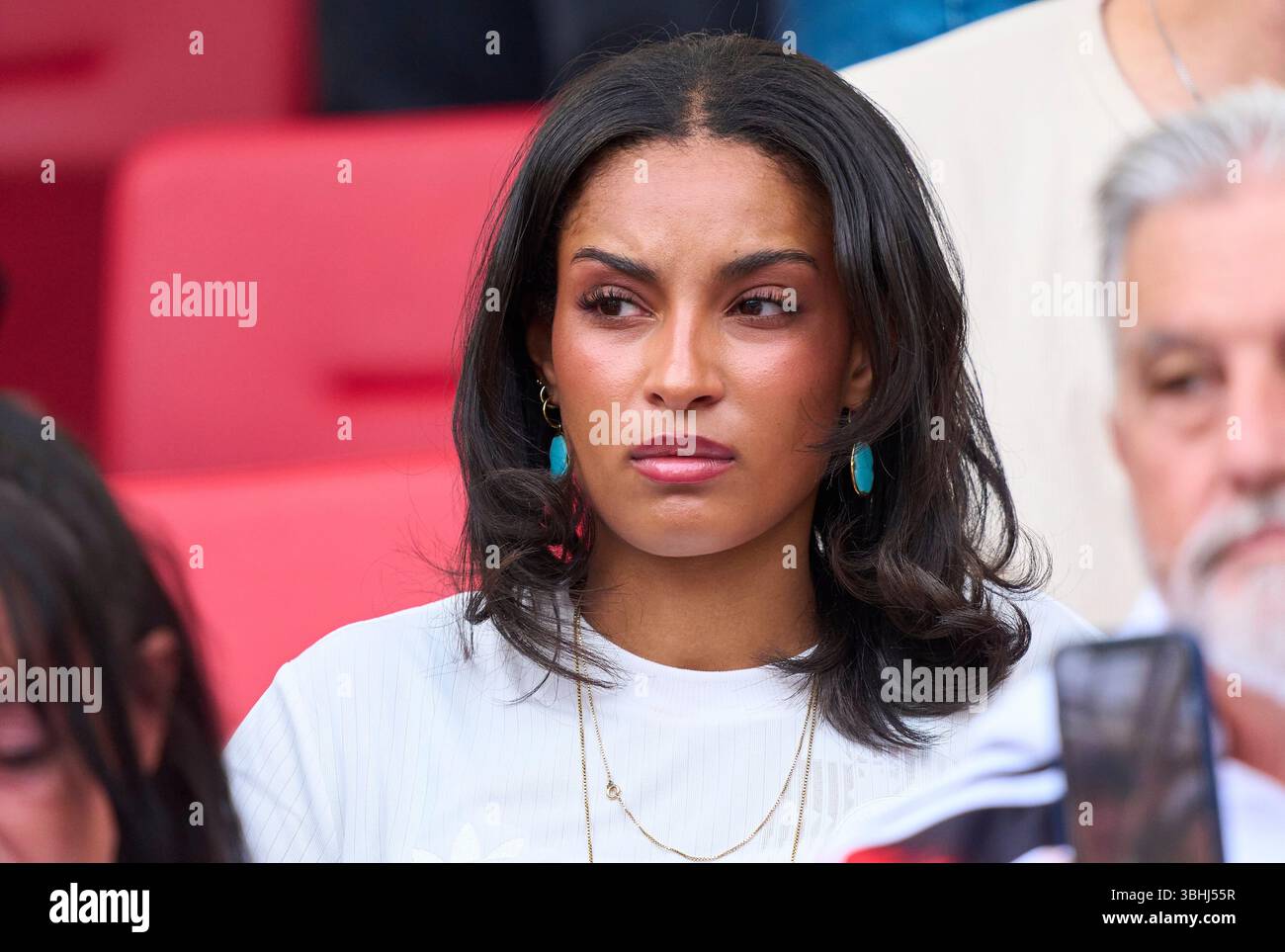 Aaliyah Mohamed, girlfriend of Florian Wirtz, Nr. 17 DFB in the UEFA ...