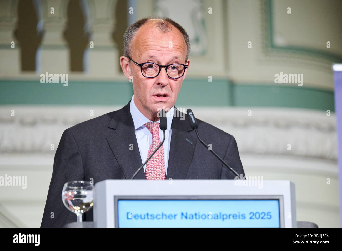 10 June 2025, Berlin: Federal Chancellor Friedrich Merz (CDU) delivers ...