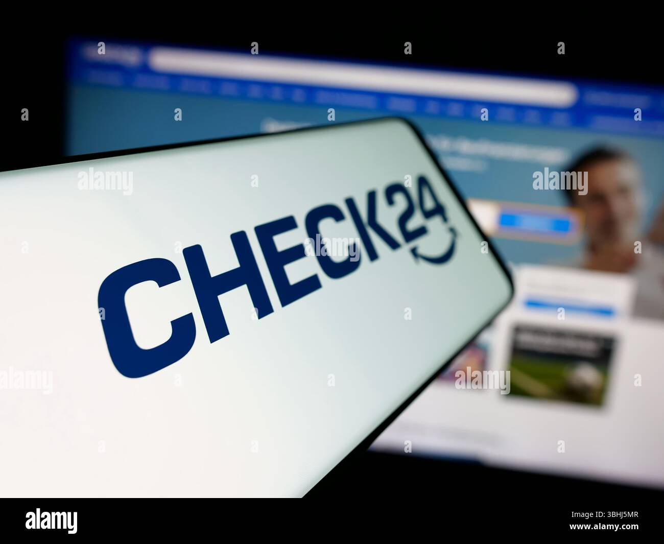 May 24, 2025, Germany: In this photo illustration, a smartphone with ...