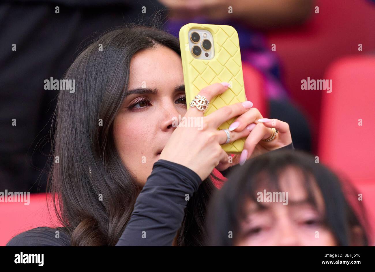 Luisa, wife of Jonathan Tah, DFB 4 in the UEFA Nations League 2025 ...