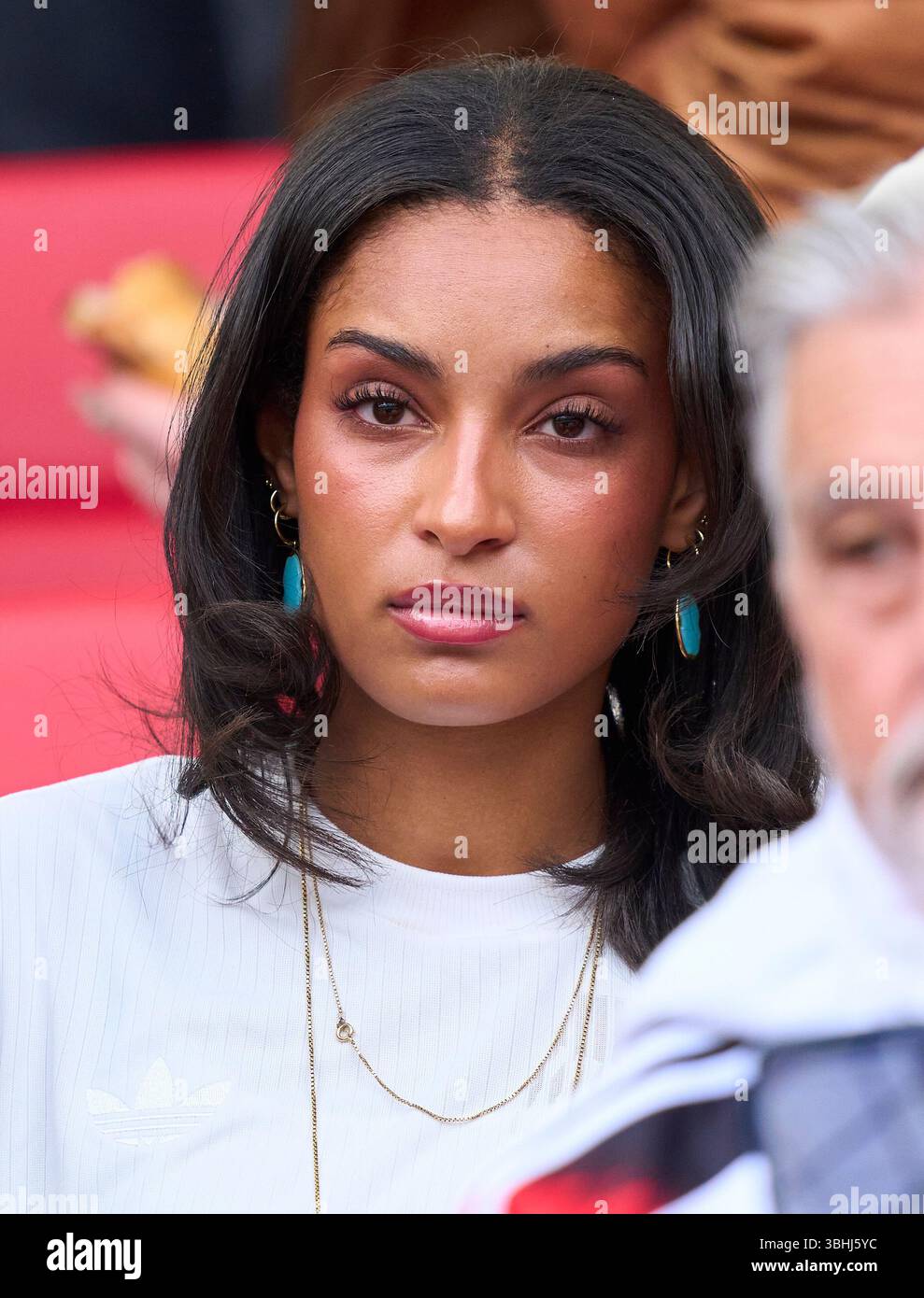 Aaliyah Mohamed, girlfriend of Florian Wirtz, Nr. 17 DFB in the UEFA ...