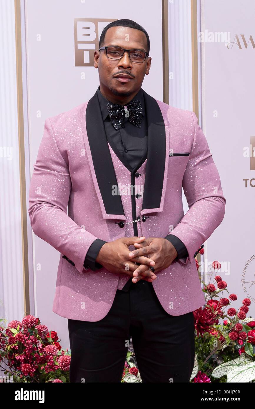 Michael “Bolo” Bolwaire attends the arrivals of the “BET Awards 2025 ...