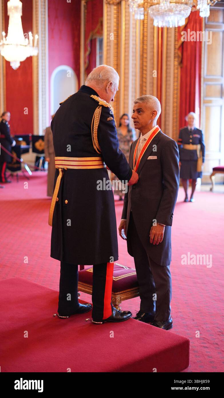The Right Honourable Sir Sadiq Khan, from London, Mayor of London, is ...