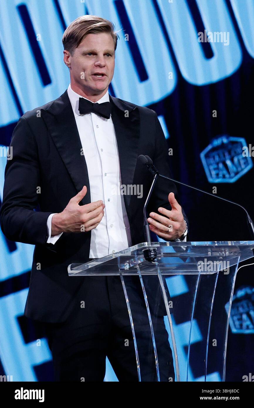 Melbourne, Australia. 10th June, 2025. Nick Riewoldt, Hall of Fame ...