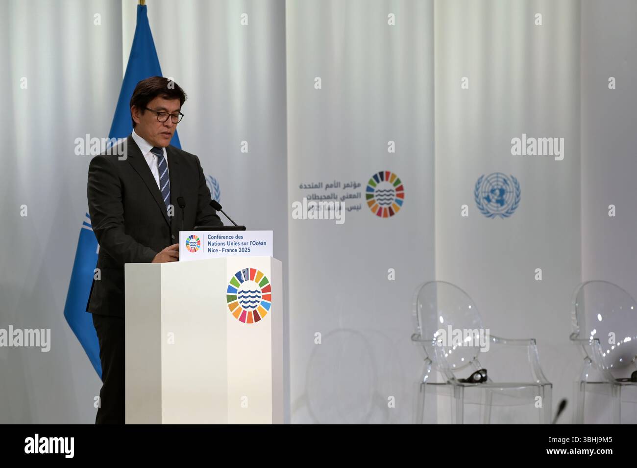 Nice, France. 10th Juin 2025. UNOC3, 2nd day of the third United ...