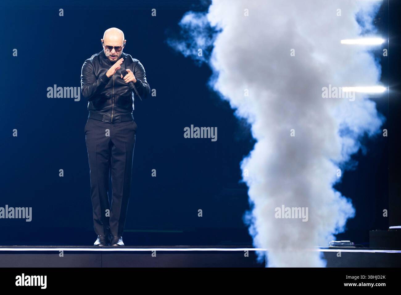 Pitbull performs in concert on Monday, June 9, 2025, in London.(Photo ...