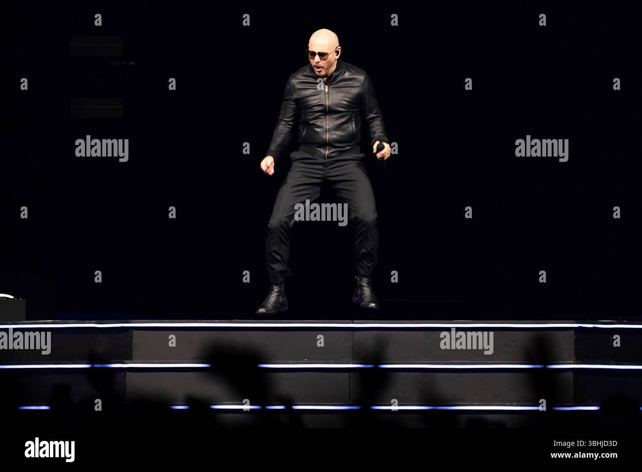 Pitbull performs in concert on Monday, June 9, 2025, in London.(Photo ...