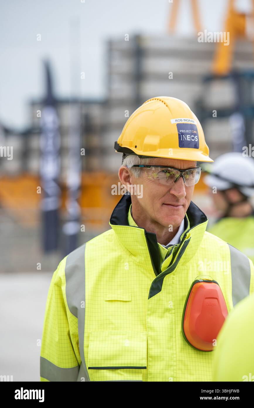 Lillo, Belgium. 10th June, 2025. Ineos Olefins & Polymers Europe CEO ...