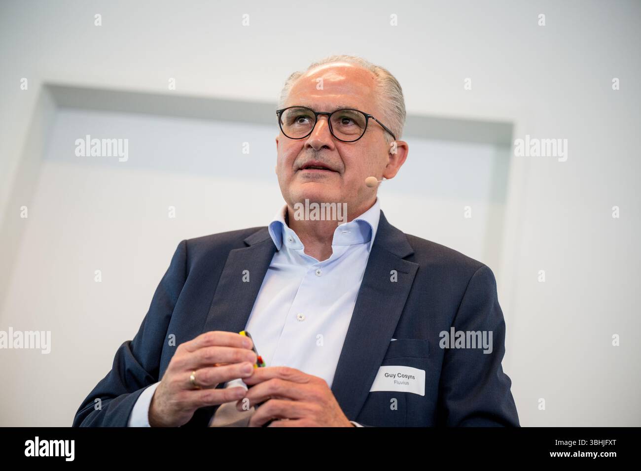 Mechelen, Belgium. 10th June, 2025. Guy Cosyns pictured during a press ...