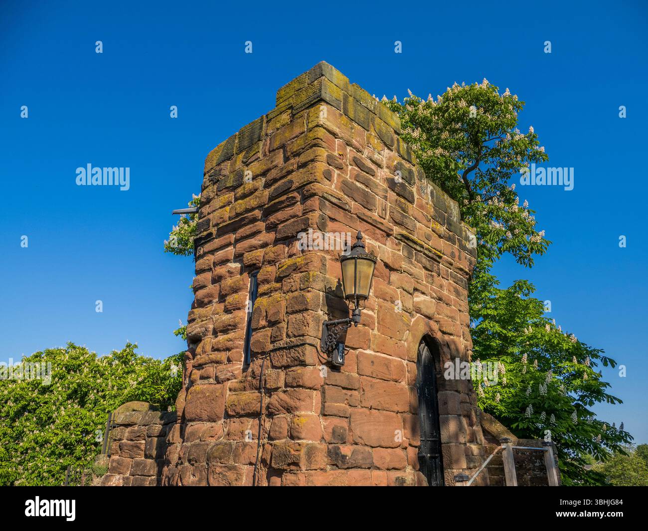 The Water Tower, Ruin, Chester City Walls, Chester, Cheshire, England ...