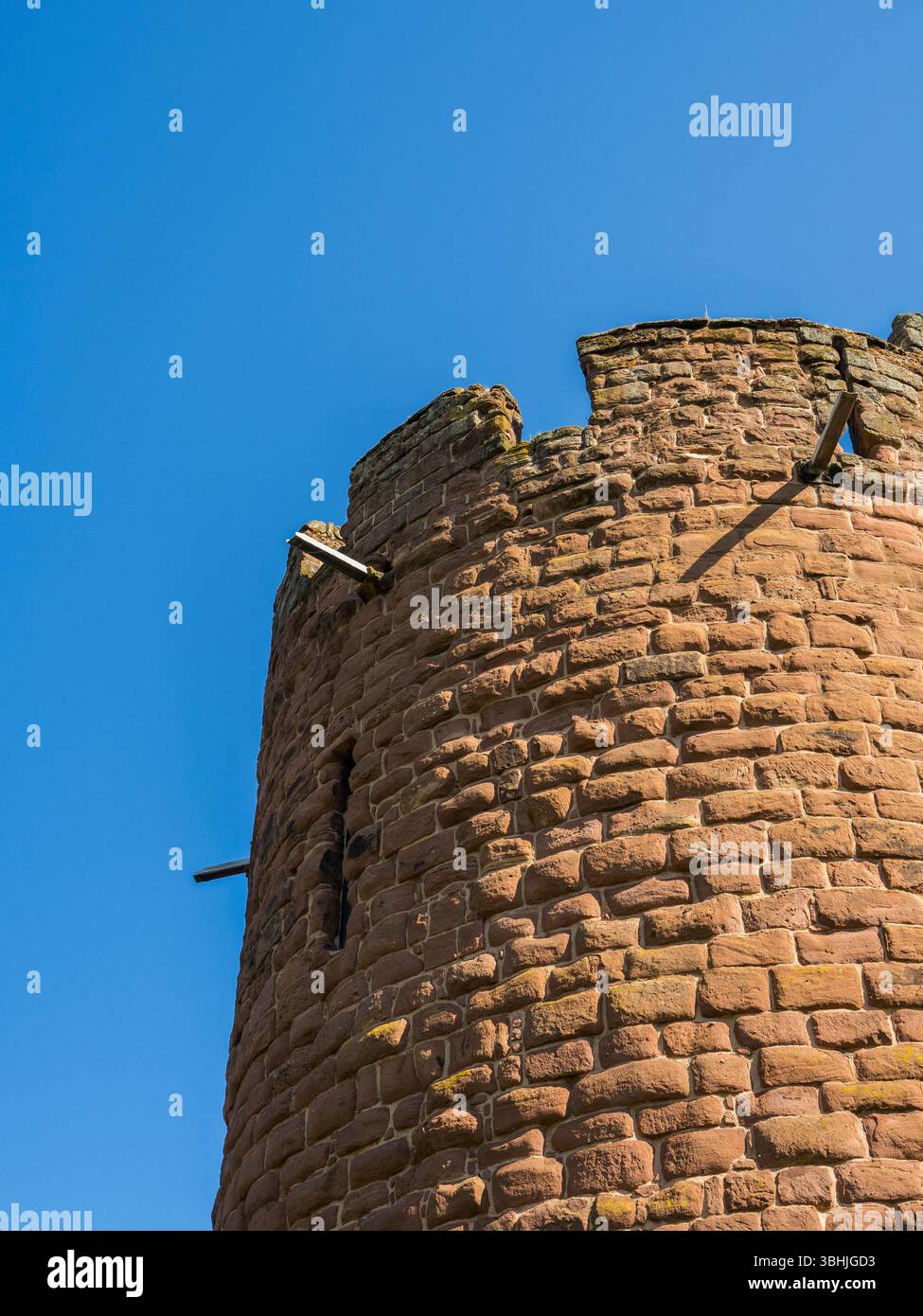 The Water Tower, Ruin, Chester City Walls, Chester, Cheshire, England ...