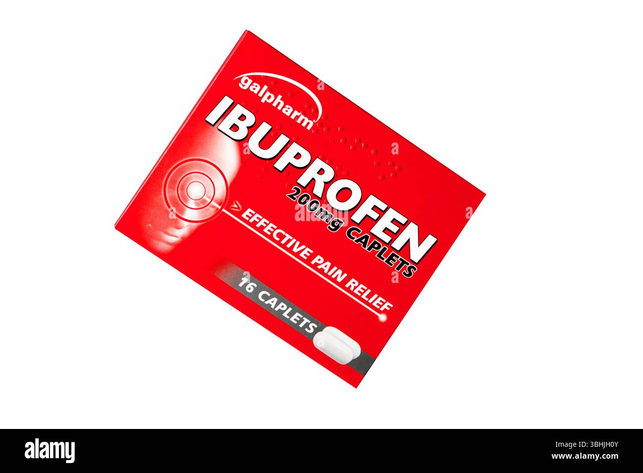 London UK, June 10 2025, Packet Of Ibuprofen Capulets Or Tablets, Pain ...