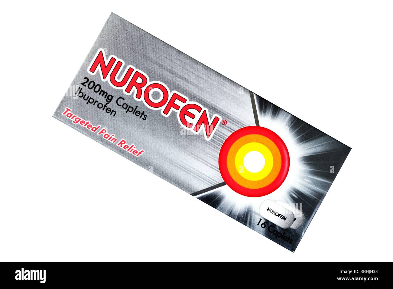 London UK, June 10 2025, Packet Of Nurofen Capulets or Tablets ...