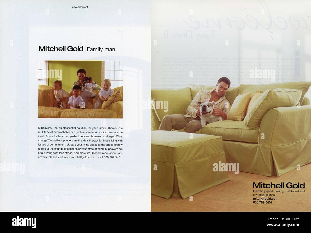 Vintage "House & Garden" magazine July 2005 issue advert, USA Stock ...