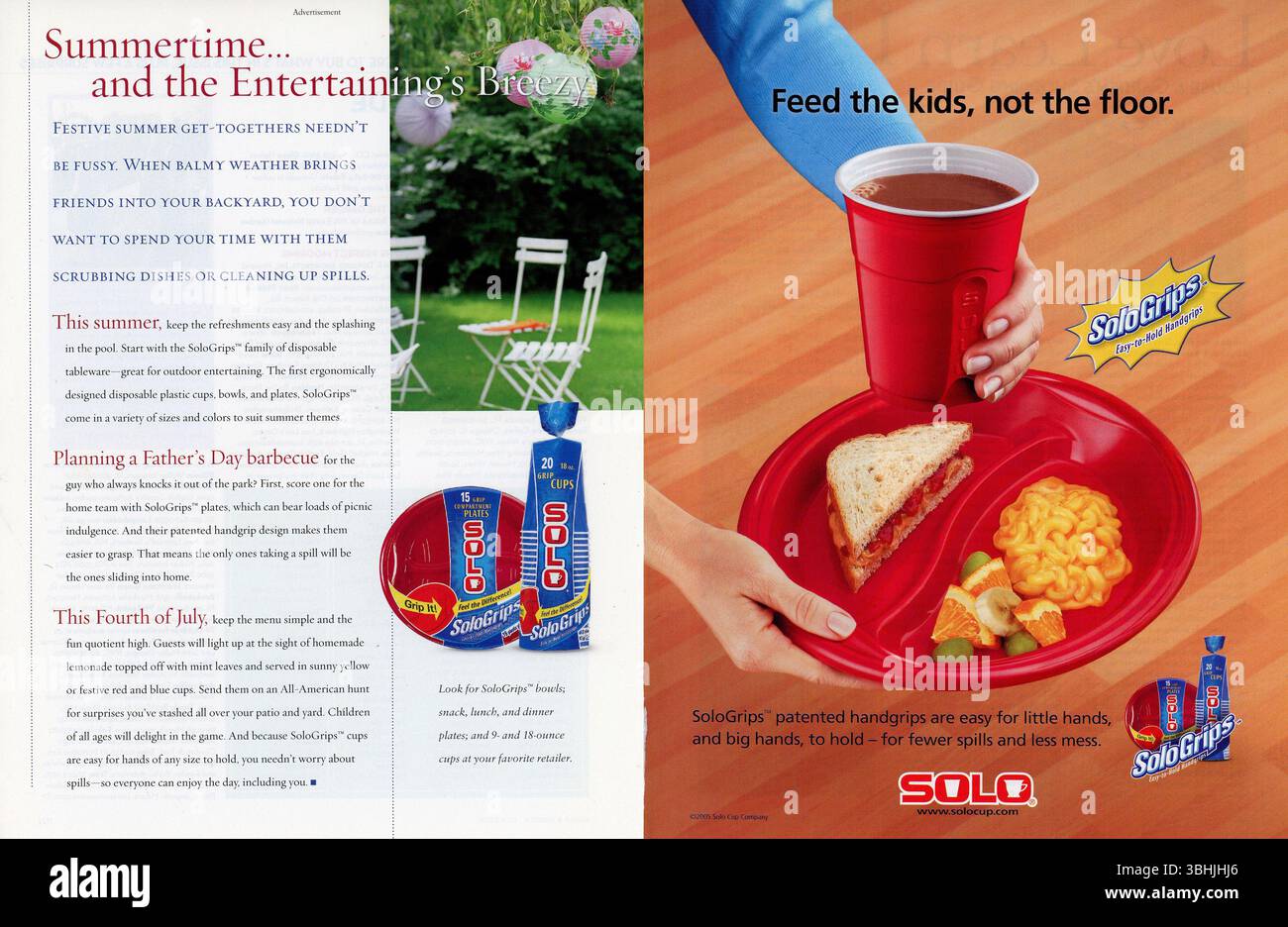 Vintage "House & Garden" magazine July 2005 issue advert, USA Stock ...