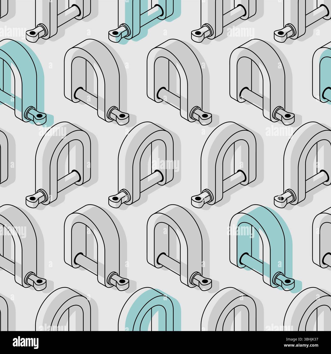 Shackle and pin Stock Vector Images - Alamy