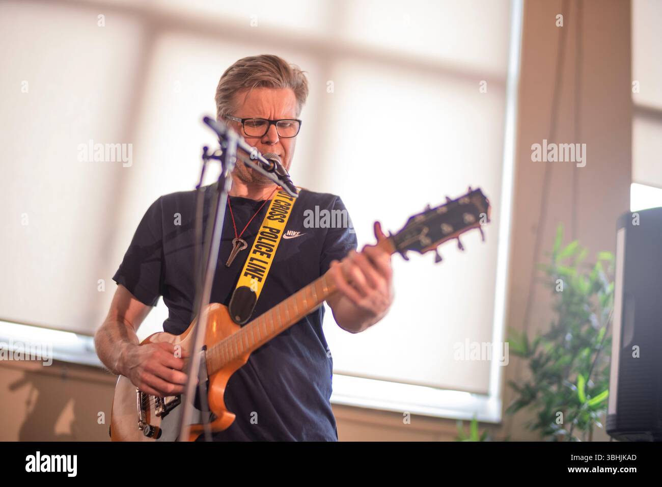 Bergen, Norway. 22nd, May 2025. The Norwegian jazz band Reolo performs ...